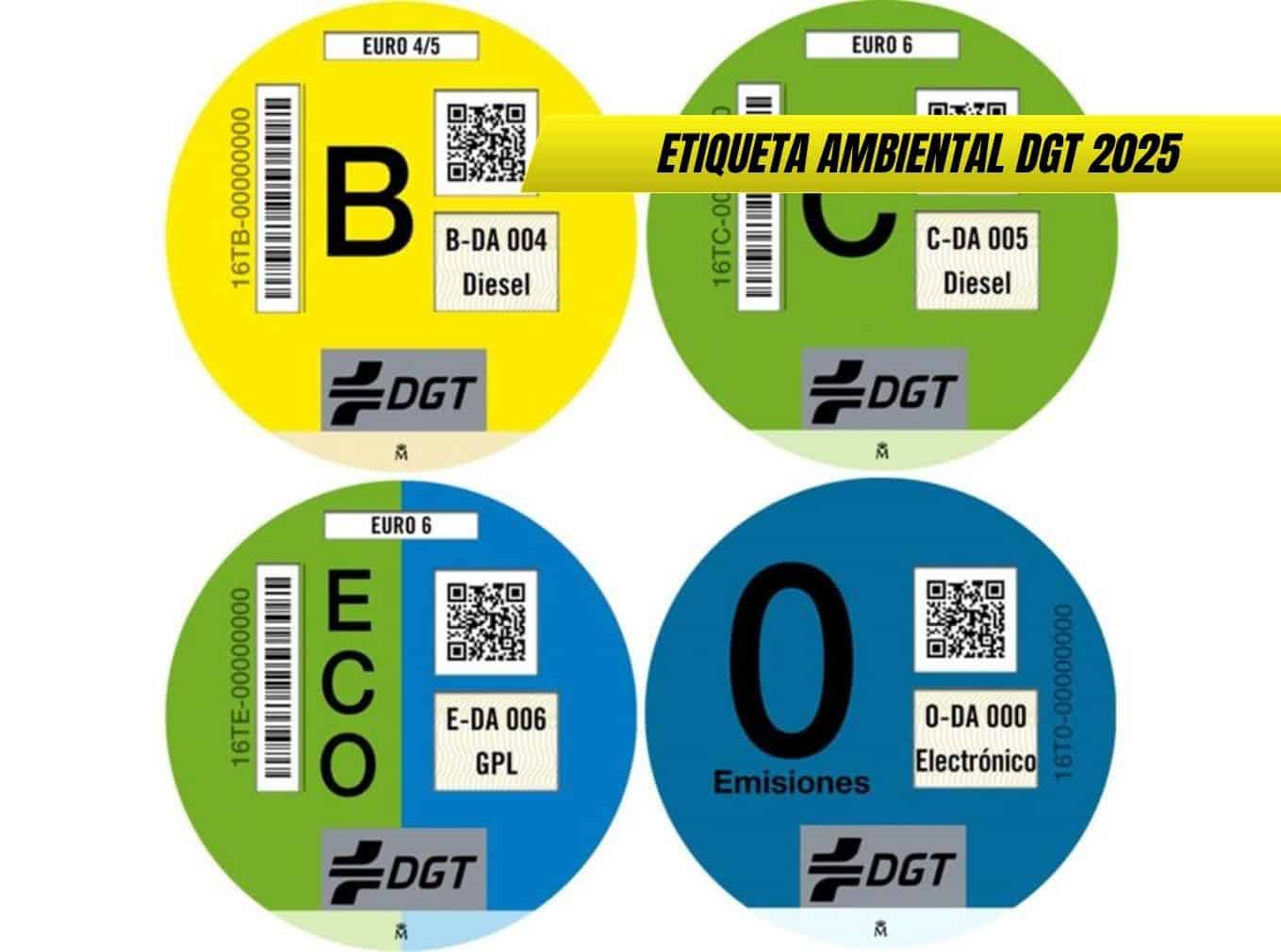 Etiqueta Ambiental DGT 2025: Guía Completa para Identificar y Obtener ...
