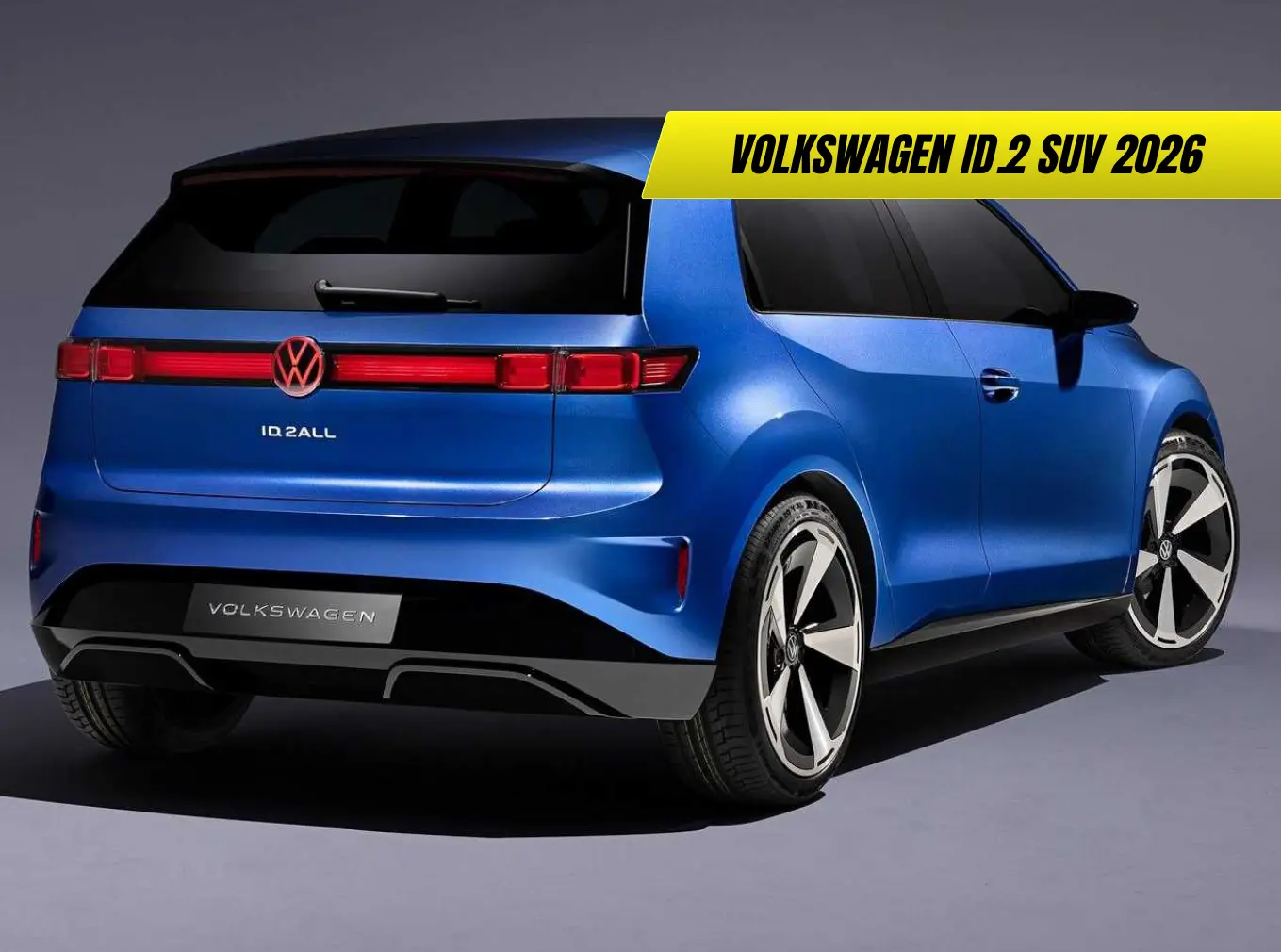 Volkswagen ID.2 SUV 2026: fecha de lanzamiento, precio y ...